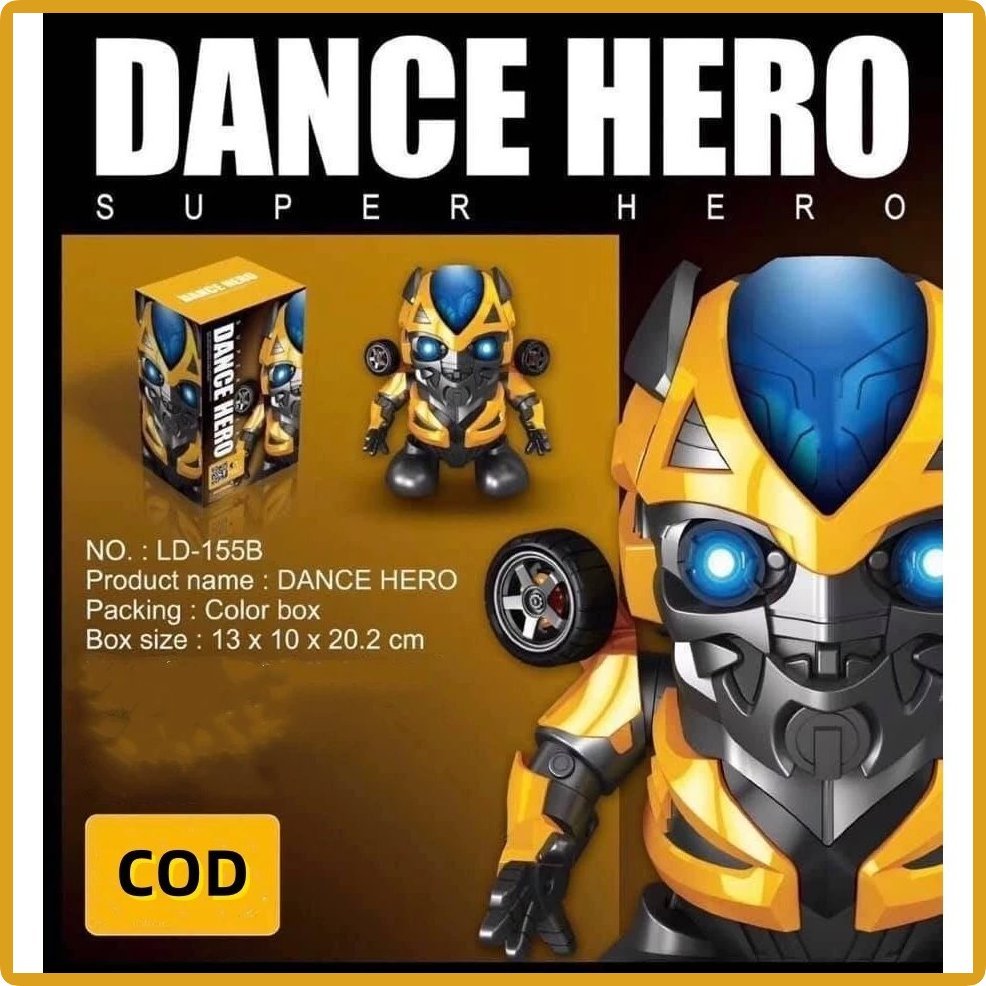 Dancing Heroes Robot Toy with Led Lights and Music Dancing Spiderman ...