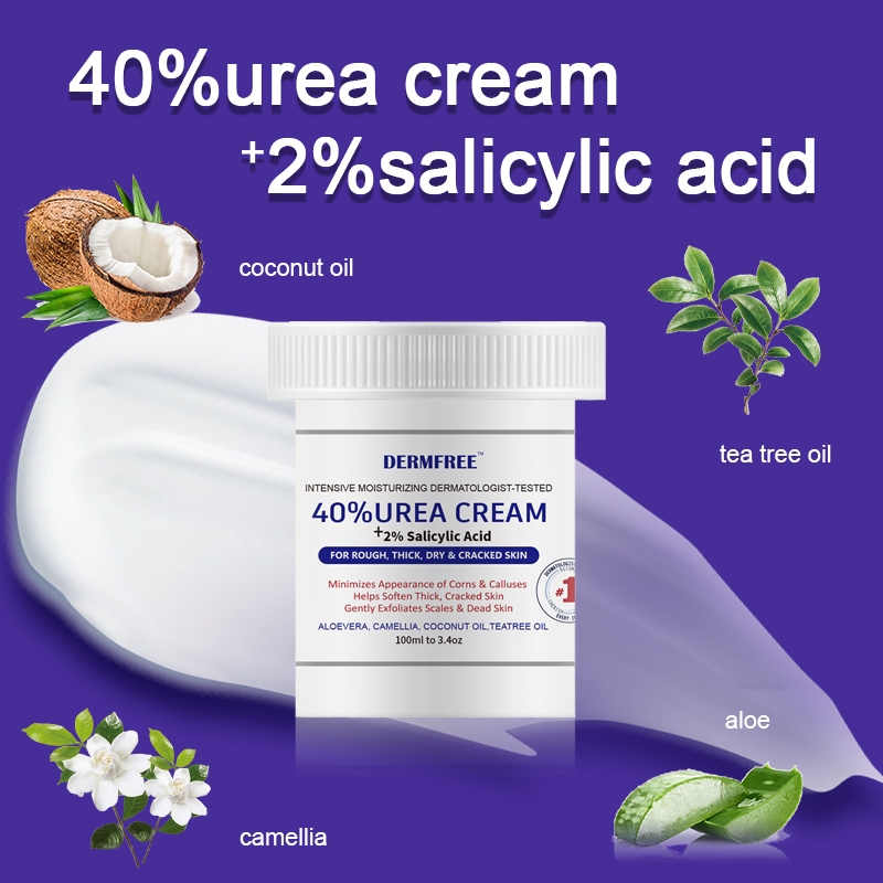 DERMFREE UREA CREAM 40% + 2% Salicylic Acid 100ML | Shopee Philippines