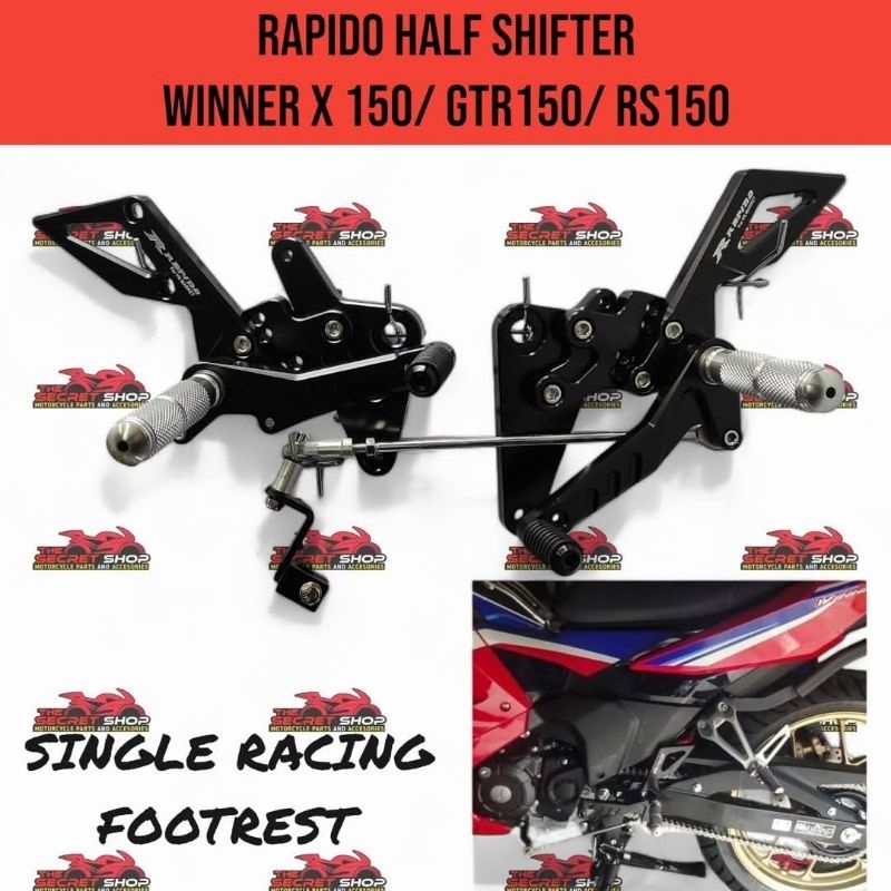Rapido Half Shifter for Gtr150/Rs150/Winner X | Shopee Philippines