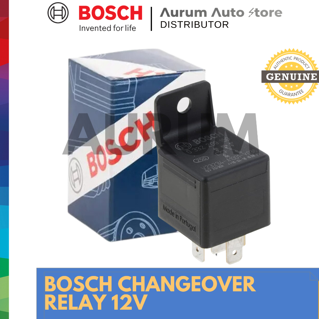 Bosch CHANGEOVER Mini Relay 12V 20/30A 5-pin SPDT 0332209150 Portugal ...