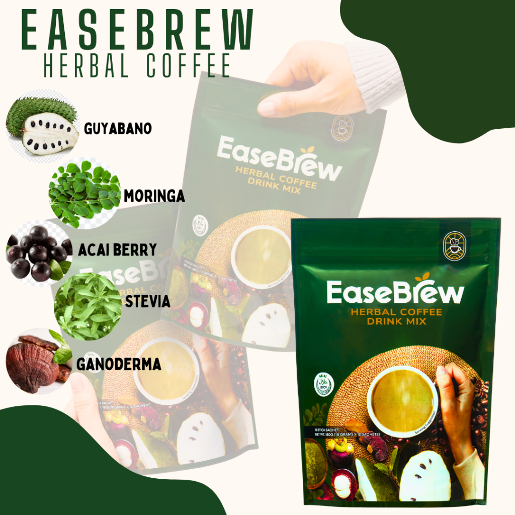 Easebrew Herbal Coffee Main F2 1BOX | Shopee Philippines