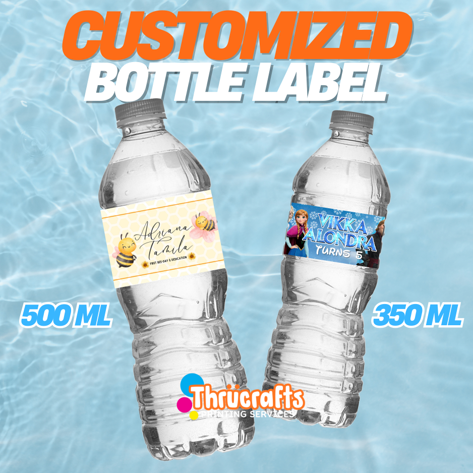 CUSTOMIZED BOTTLED WATER LABEL | Shopee Philippines