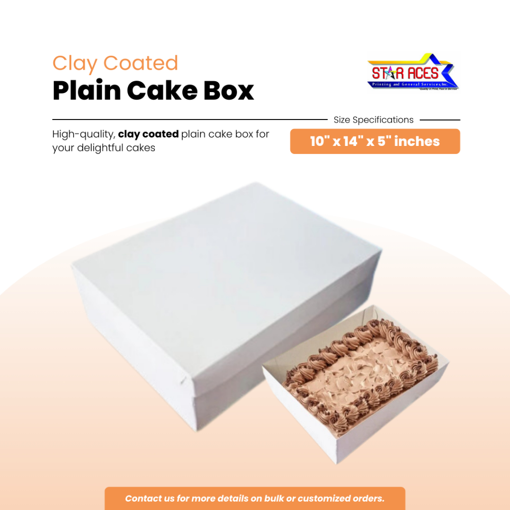Cake Box | 10 x 14 x 5 | Inches | Shopee Philippines
