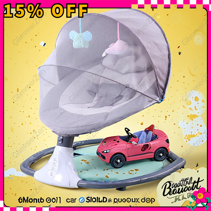 GlimmerZen Multifunctional Electric Baby Rocking Chair with Mosquito ...