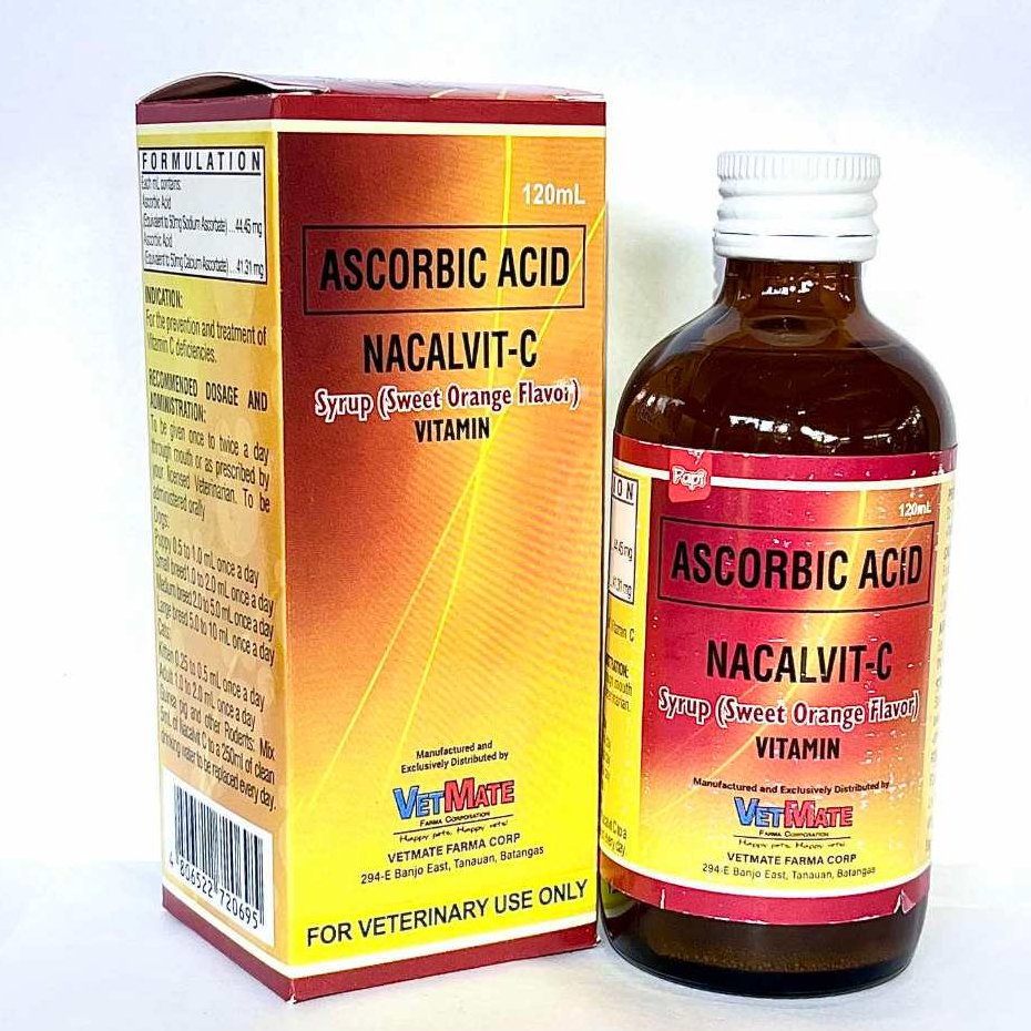 [FCR AGRIVET] Papi Nacalvit-C Syrup Immuno Stimulant (Sweet Orange ...