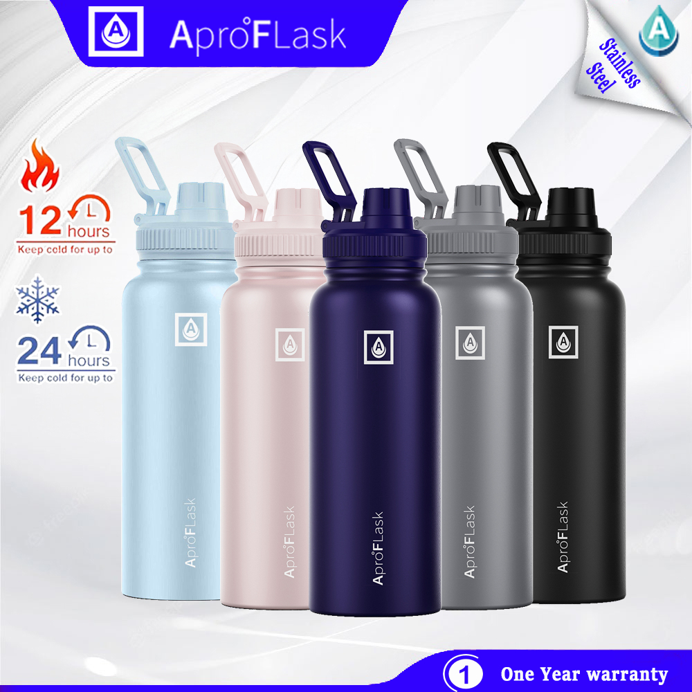Apro°FLask 32oz Wide Mouth with Spout Lid Vacuum Insulated ...