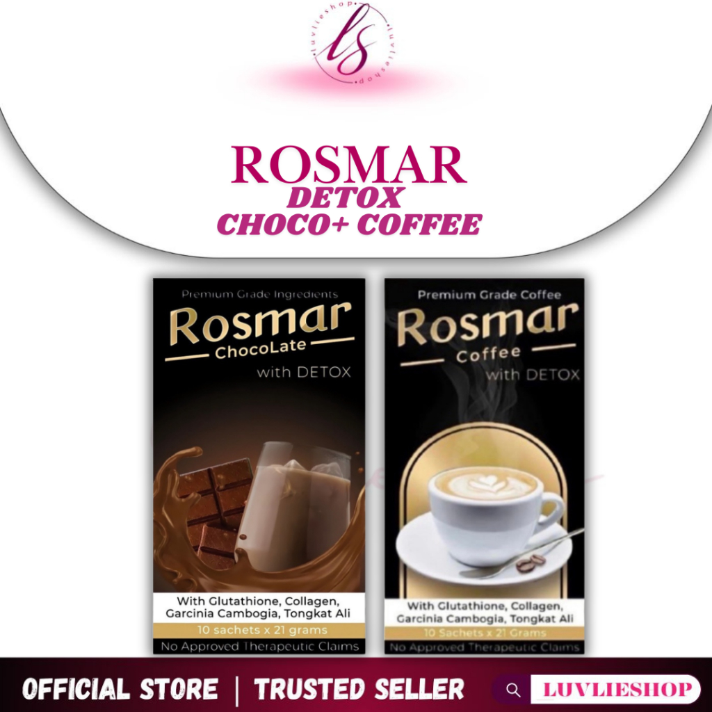 ROSMAR DETOX DRINK in COFFEE and CHOCO variant | Shopee Philippines