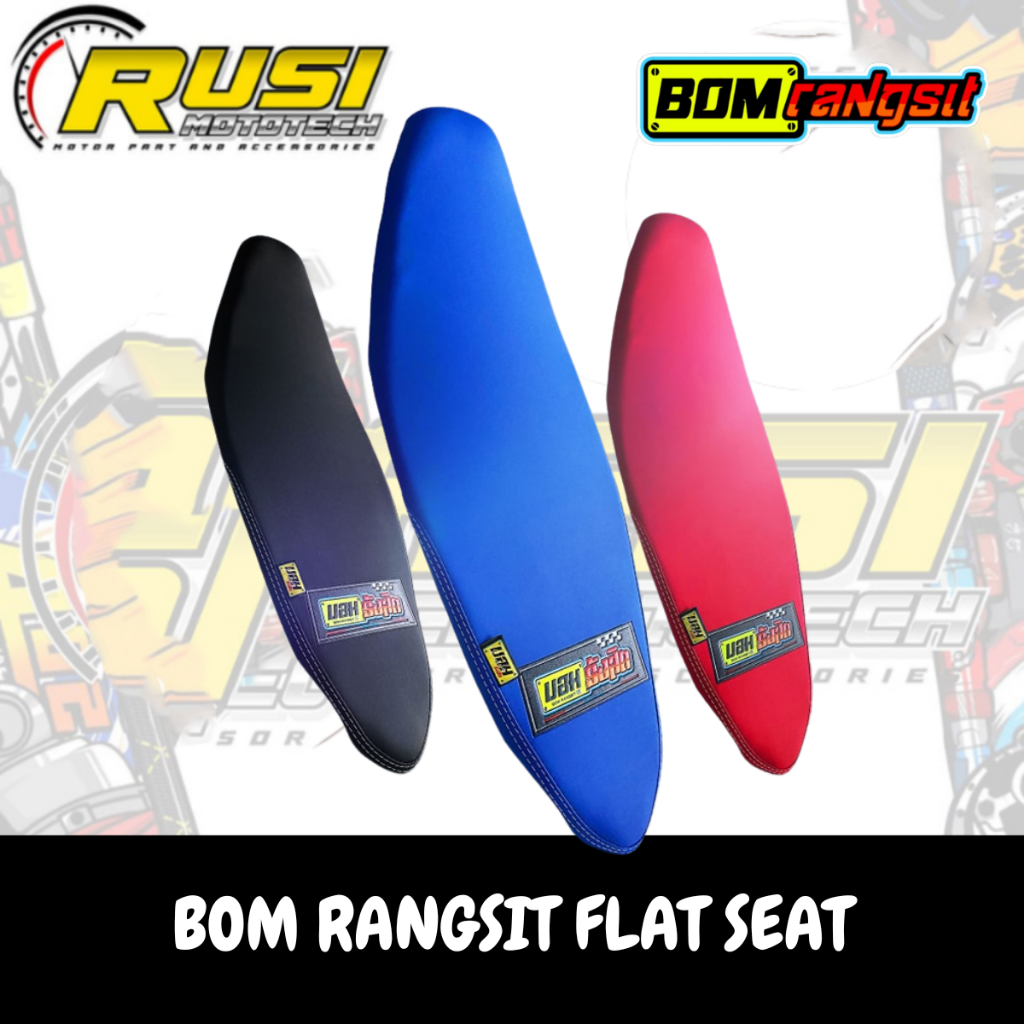 BOM RANGSIT FLAT SEAT FOR MOTORCYCLE AEROX/MIOSOULTY/MIOI125/NMAX/PCX ...