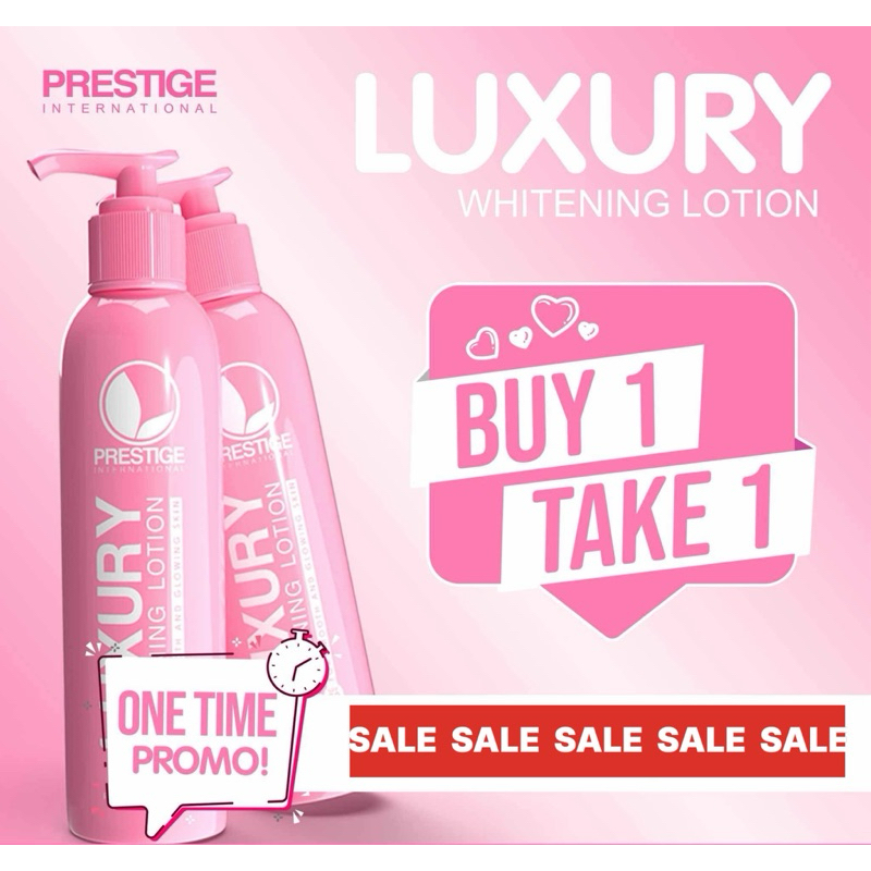 Prestige luxury whitening Lotion SPF50 250ml with FREE | Shopee Philippines