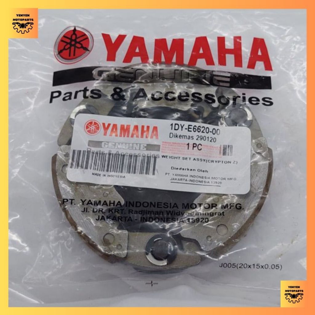 [YY] Yamaha CRYPTON Z - WEIGHT SET / CLUTCH SHOE AASSY - Indonesia ...