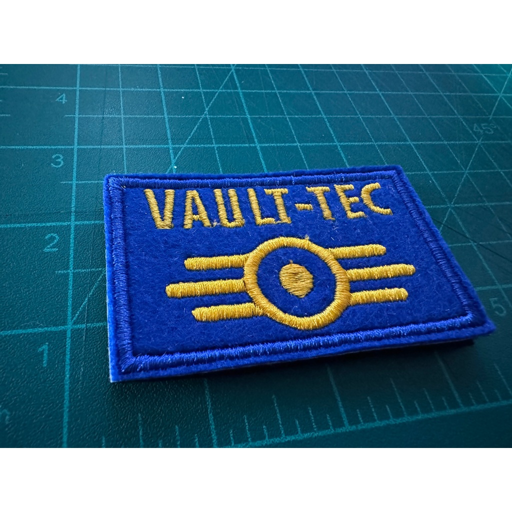 Game_Fallout_Vault-Tec_Logo_Velcro_Embroidery_Patch | Shopee Philippines