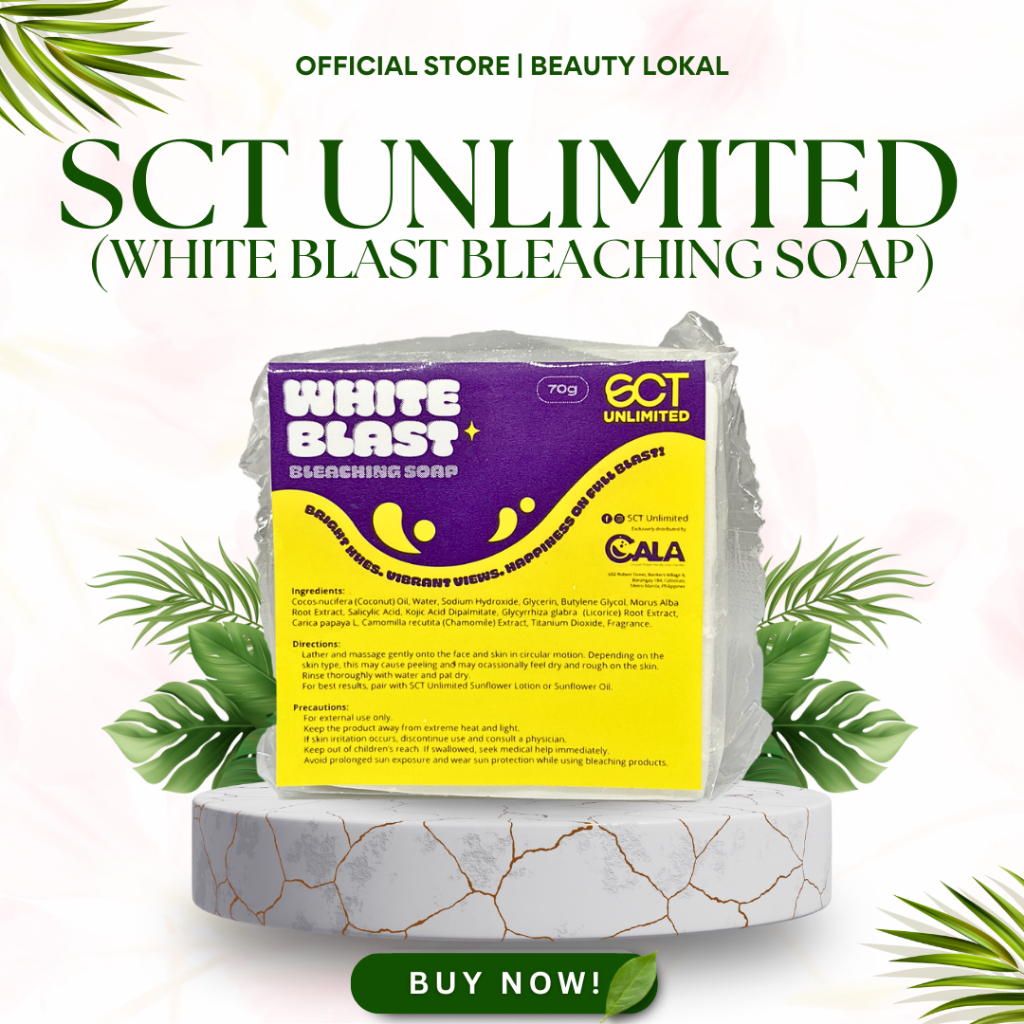 SCT UNLIMTED WHITE BLAST BLEACHING SOAP 70G | Shopee Philippines