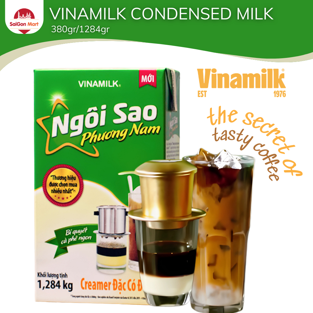 Vinamilk condensed milk 1,28kg 380gr Saigonmart, Vinamilk Ong Tho ...