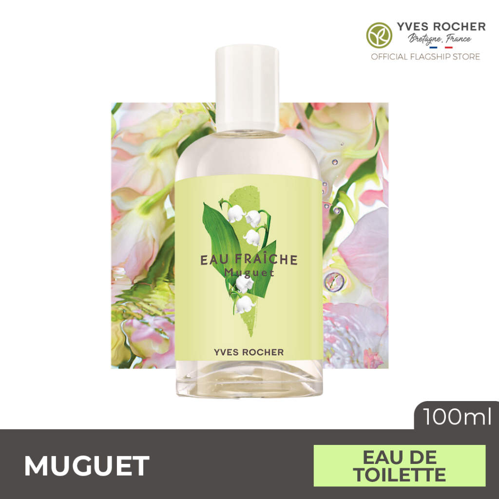 Yves Rocher Lily of the Valley Eau de Toilette EDT- 100ml Fresh Floral ...