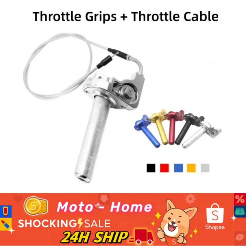【24H SHIP】Acerbs 7/8'' 22mm Quick Action CNC Throttle Grip Motorcycle ...