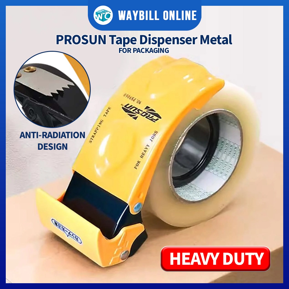 Prosun Tape Dispenser Metal Tape Holder for Packaging Heavy Duty Tape ...