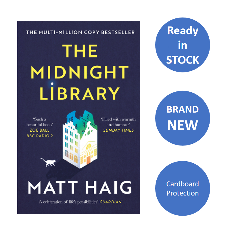 ENGLISH The Midnight Library MATT HAIG Bestseller Book | Shopee Philippines