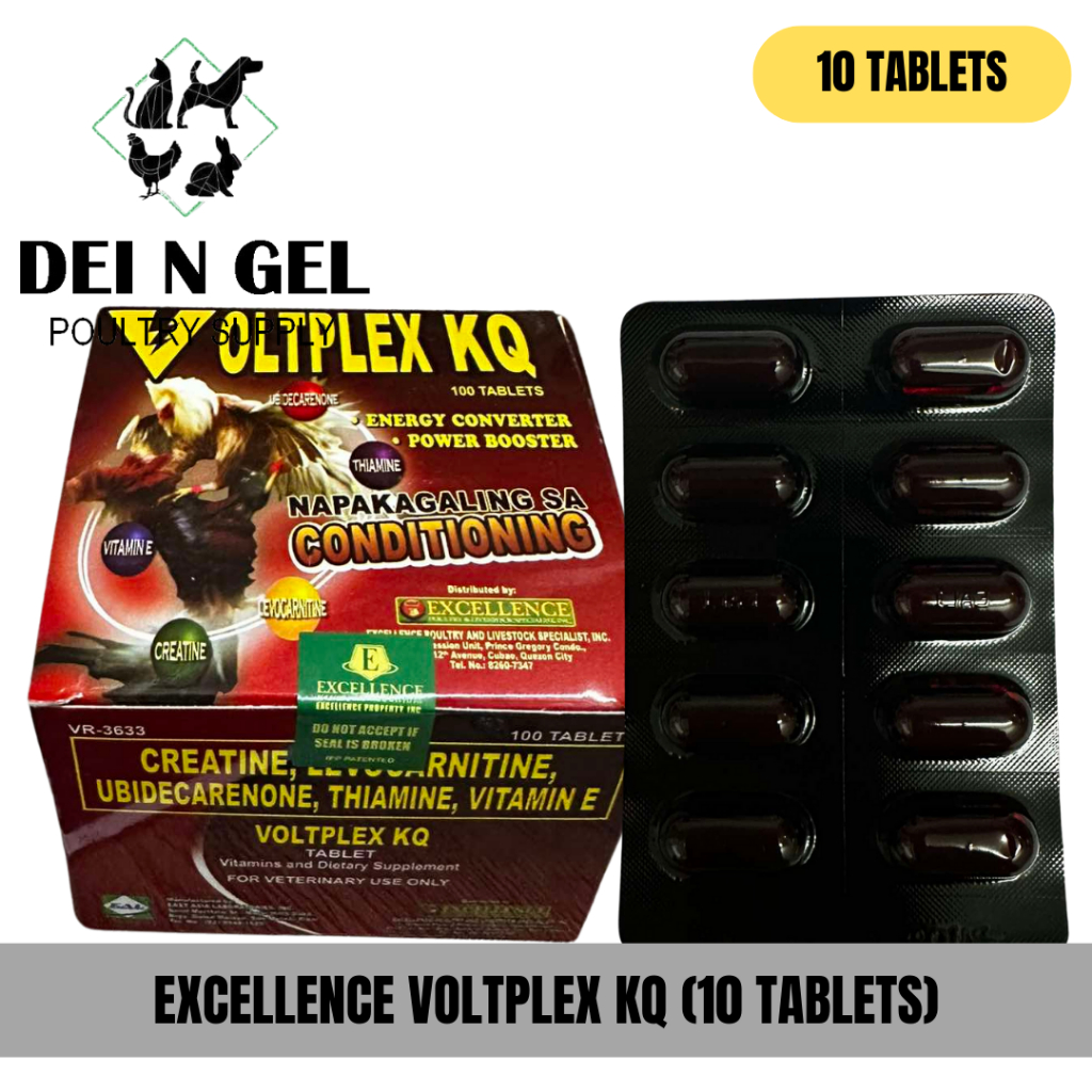 Voltplex KQ for Gamefowl (10 TABLETS) | Shopee Philippines