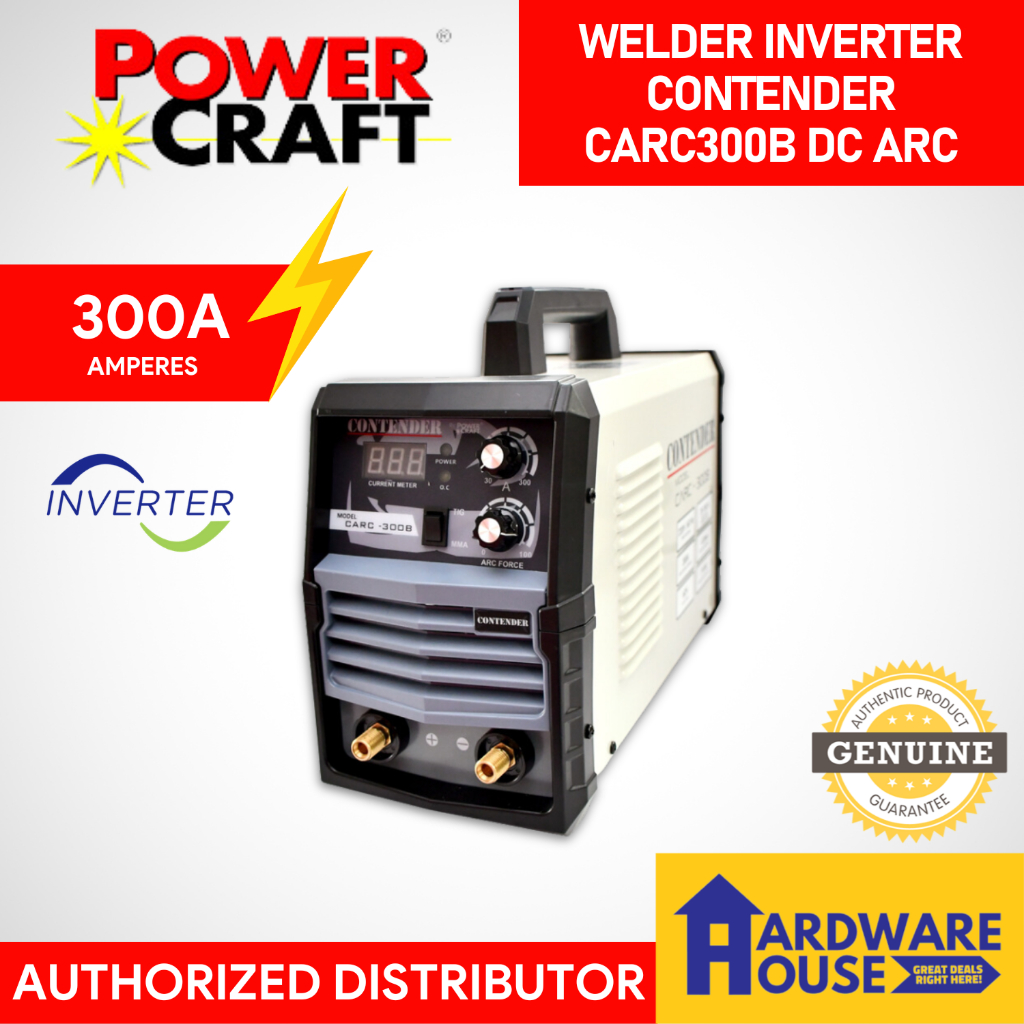 ORIGINAL POWERCRAFT CONTENDER Welding Machine Inverter 300A True Rated ...