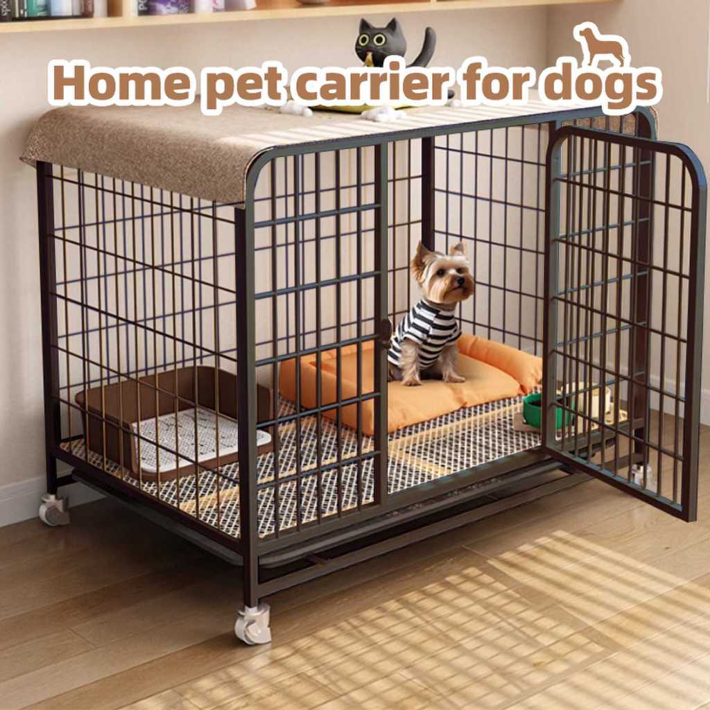 Dog Cage Large Dog Medium Dog Indoor With Toilet Maliit na Pet Dog Cage ...