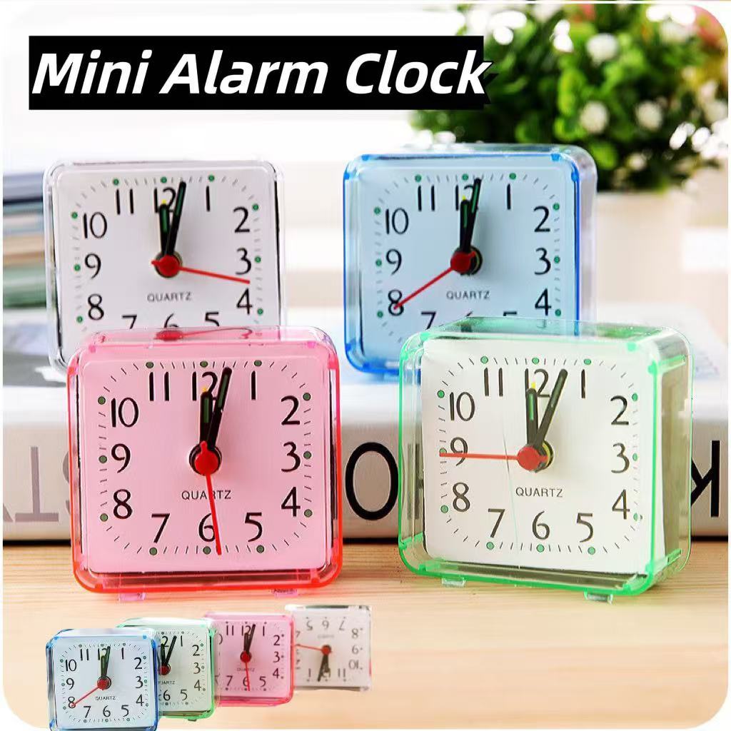 2025 new mini square alarm clock with good quality, portable and simple ...