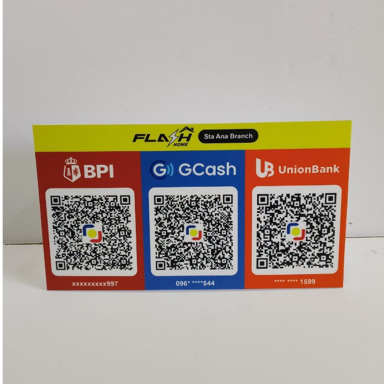 Custom 2-3 Multiple QR Code Standee – Waterproof & Durable | Laminated ...