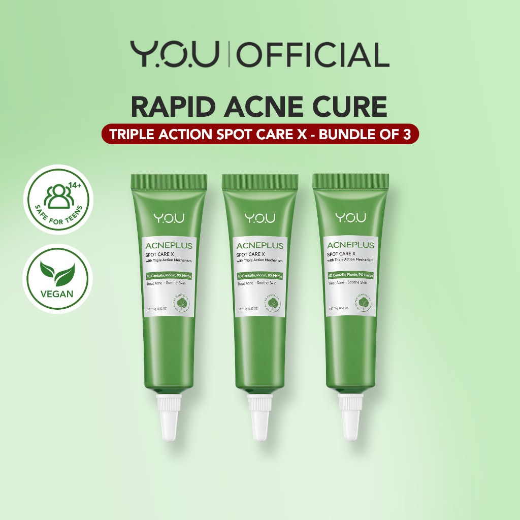 [Bundle of 3] Y.O.U AcnePlus Triple Action Spot Care X | Acne Treatment ...