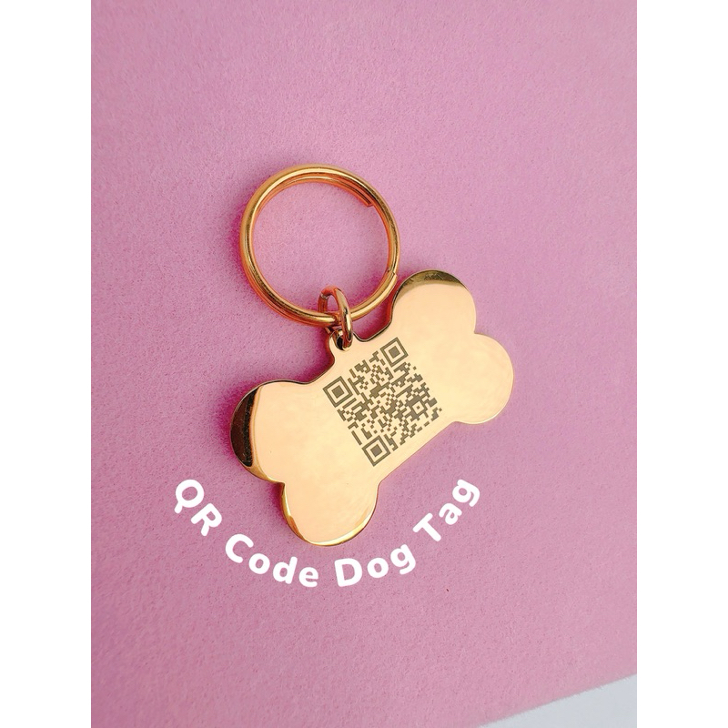 PRIM QR Code Dog Tag in Stainless Steel | Shopee Philippines
