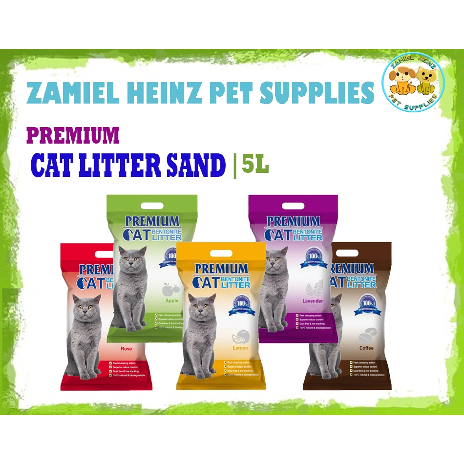 Premium Bentonite Cat Litter | 5L | Shopee Philippines