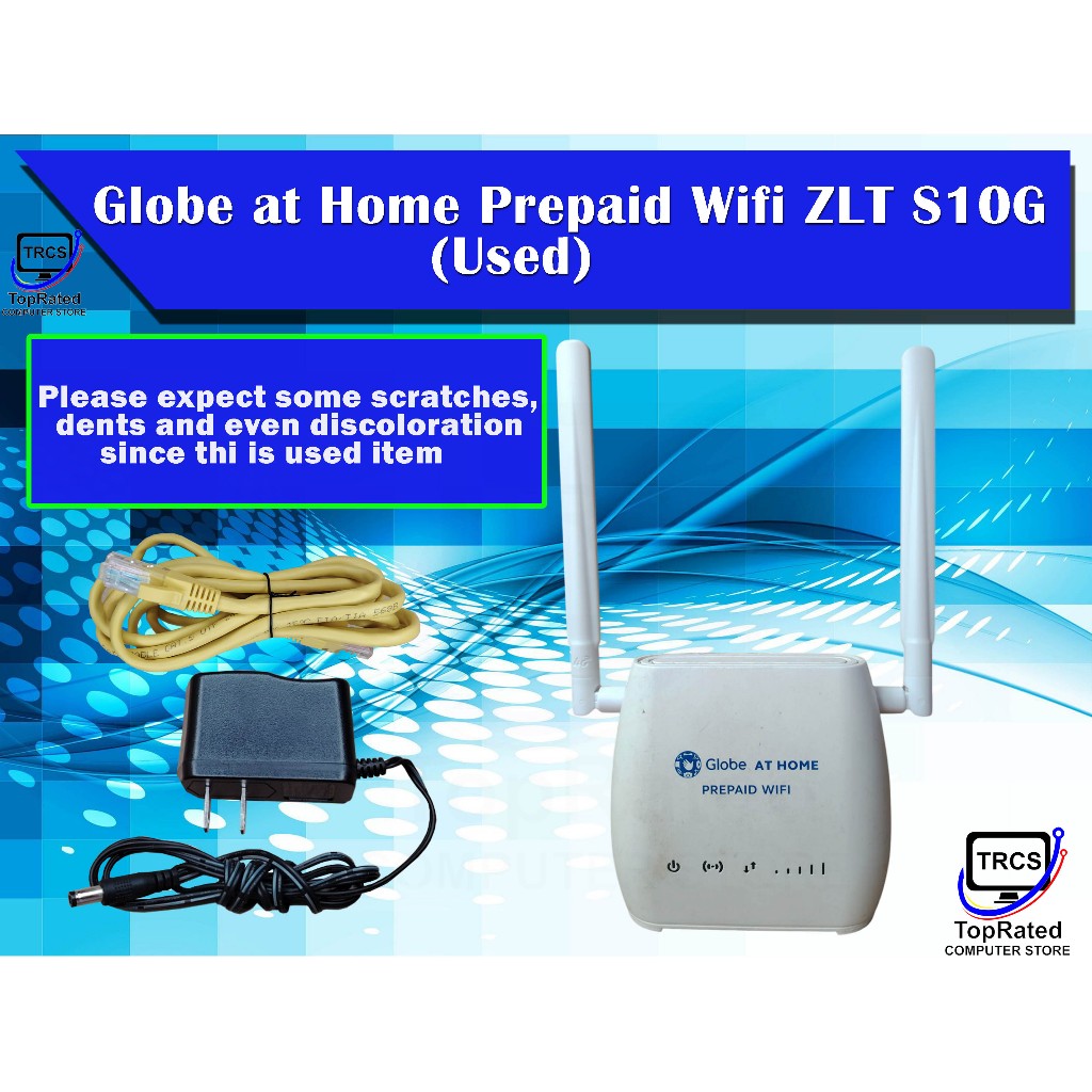 Globe at Home Prepaid Wifi ZLT S10G (Used) | Shopee Philippines
