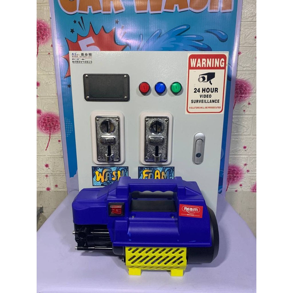 2 IN 1 CARWASH AND CAR SHAMPOO FOAMING (5 PESO COINSLOT) VENDO MACHINE ...