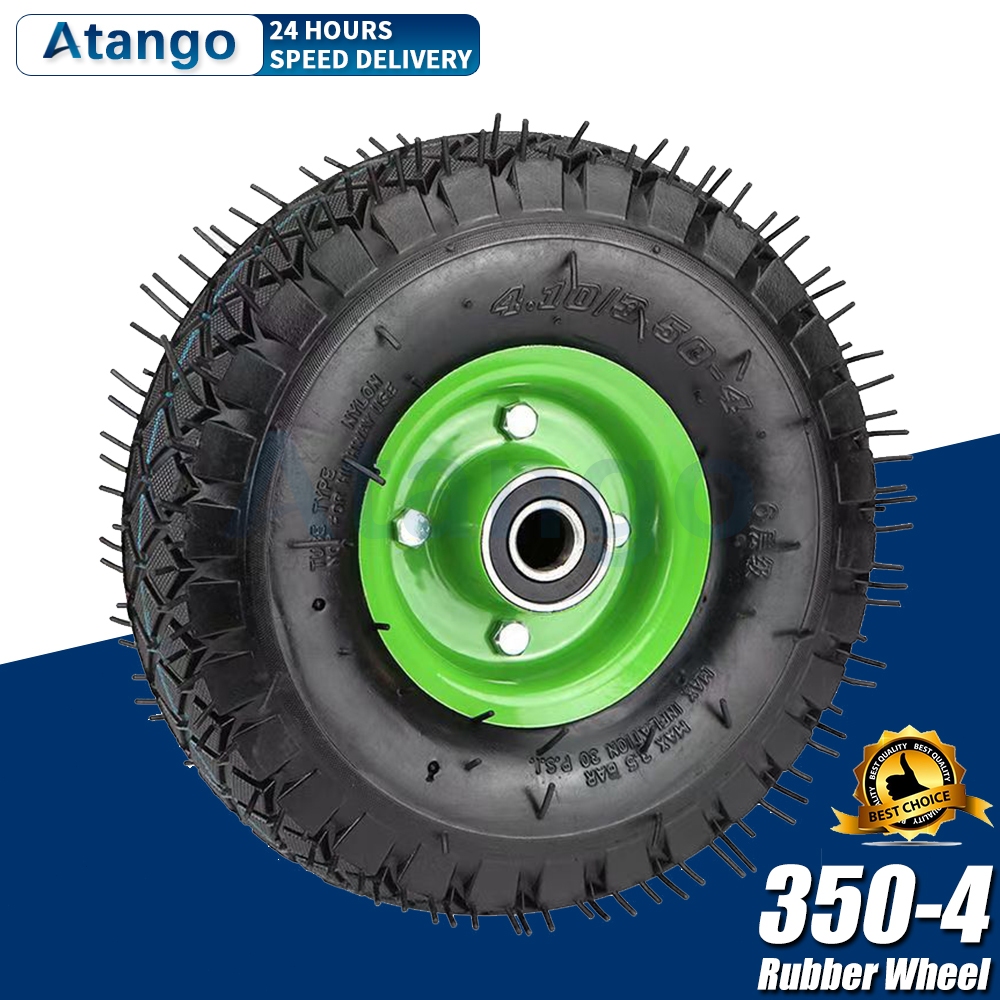 Original 10 Inch 350-4 Inflatable Wheel Rubber Wheel Silent Caster ...