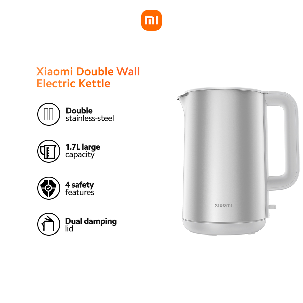 Xiaomi Double Wall Electric Kettle | Shopee Philippines
