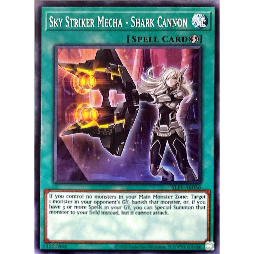 SLF1-AE056 Sky Striker Mecha - Shark Cannon YUGIOH CARD | Shopee Philippines
