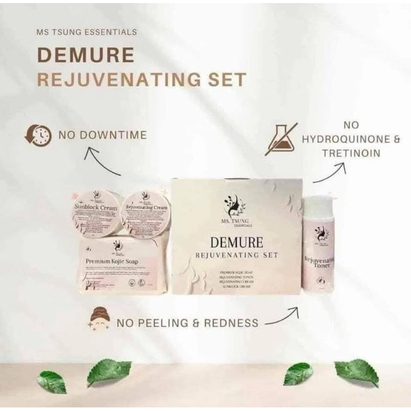 Ms. Tsung Rejuvenating set new packaging demure set | Shopee Philippines