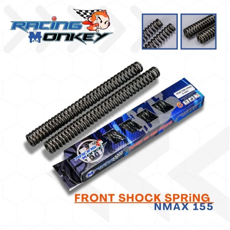 RACING MONKEY FRONT SHOCK SPRING FOR NMAX 155 V1/V2 | Shopee Philippines