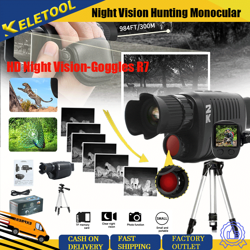 Digital monocular telescope night vision monocular telescope 1080p ...