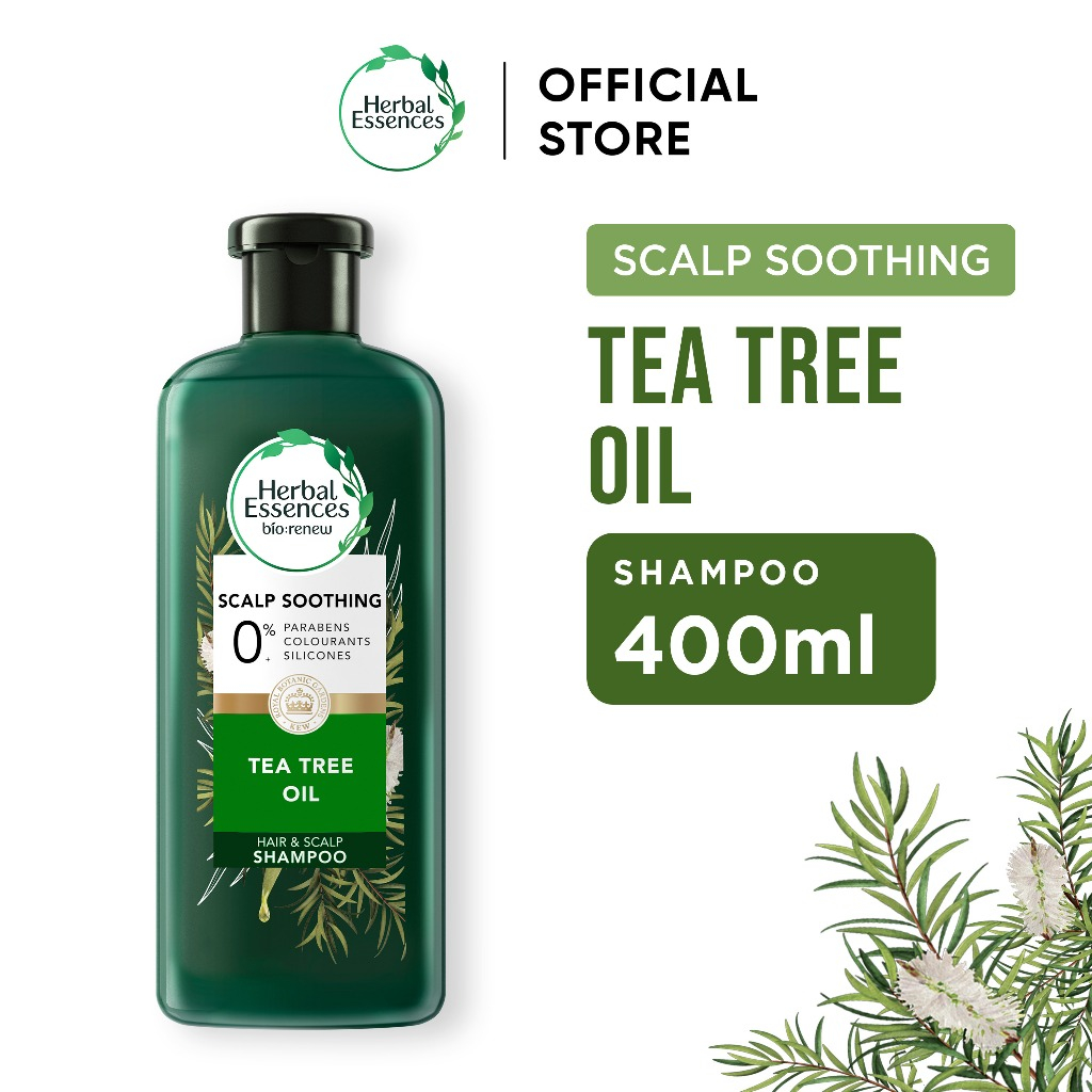 Herbal Essences Shampoo Scalp Soothing Tea Tree Oil Hair Care 400ml | Shopee Philippines
