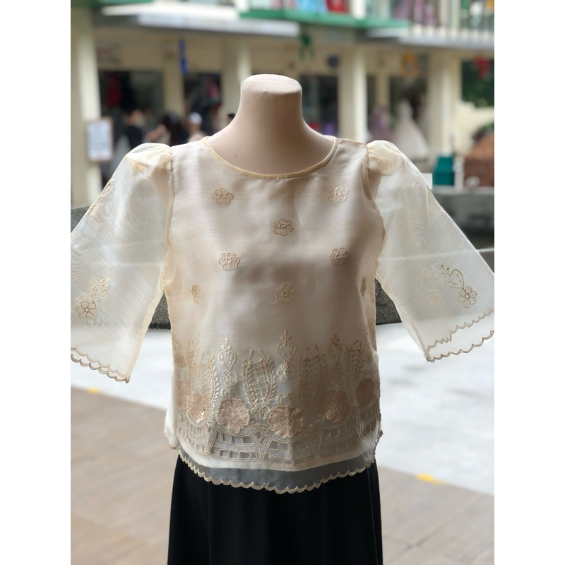 Kimona Filipiniana with Cutwork | Shopee Philippines