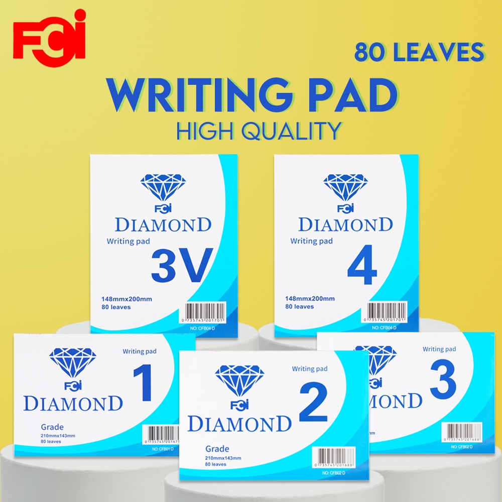FCI Writing pad 80leaves Grade1/Grade2/Grade3/Grade3v/Grade4/ 1/4 ...