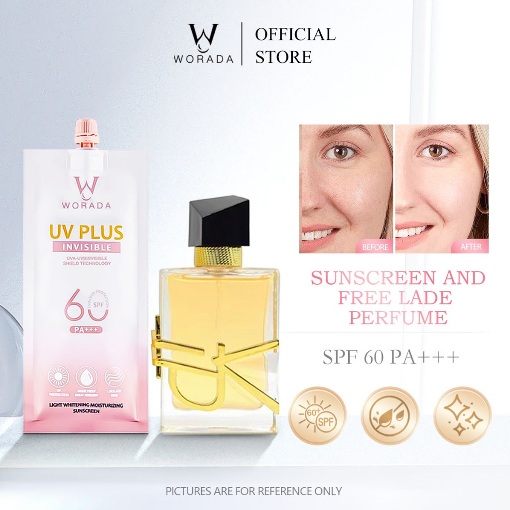WORADA SPF60 New Upgrade Whitening Sunscreen Free WAter Fruity ...