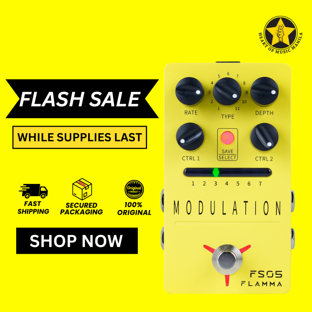 FS05 MULTI MODULATION Guitar Effects Pedal I Flamma Modulation I FS05 I ...