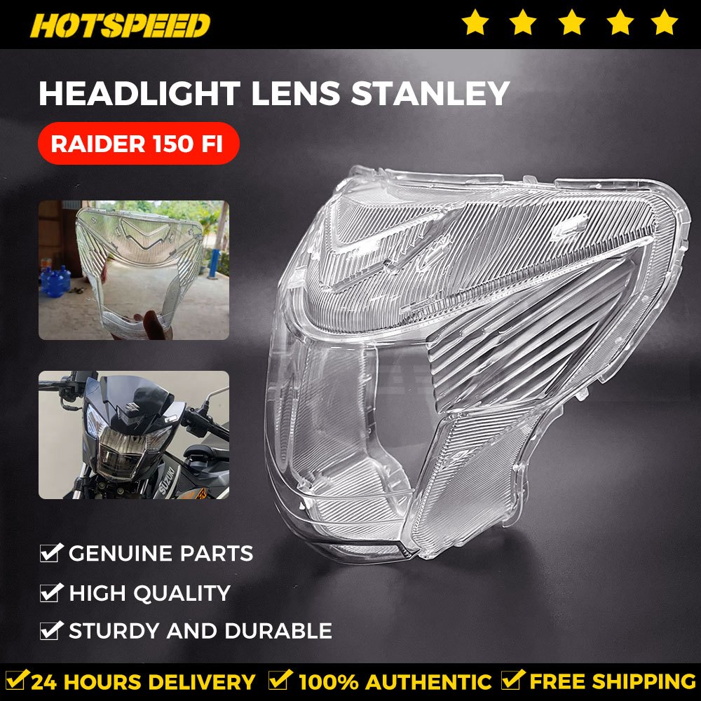 HOTSPEED SUZUKI Raider 150 Fi Headlight Lens Stanley Not Original Lens ...