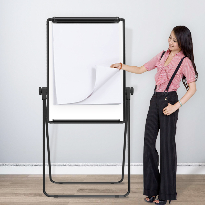 Rotate Double Sided White Board With Stand Foldable Magnetic Whiteboard ...