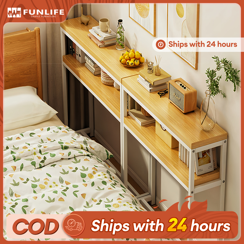 (COD) Sofa Side Shelf Console table Bedside Table Living Room Multi ...