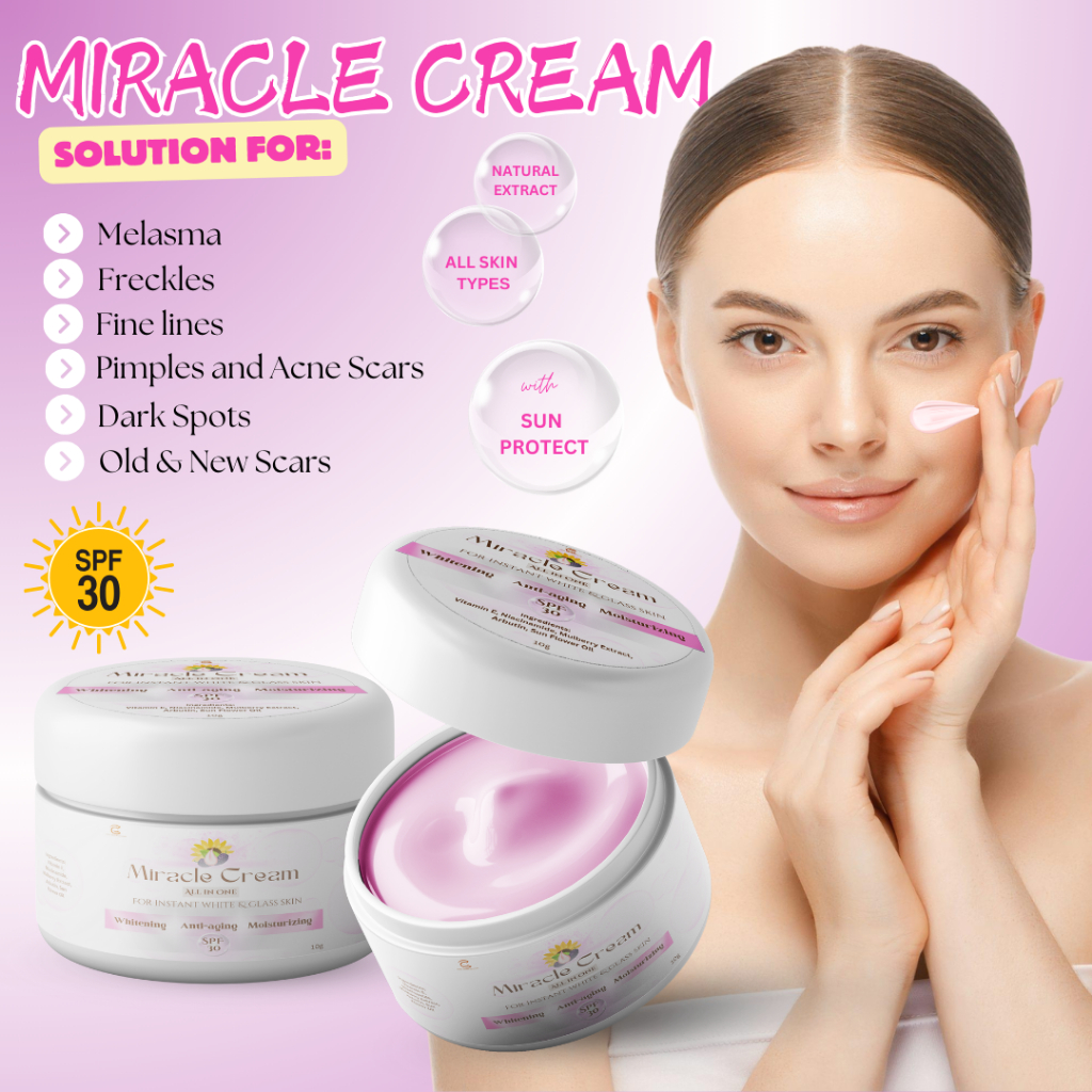 All in One Miracle Cream Scar Remover Reduce Wrinkles Acne Scars ...