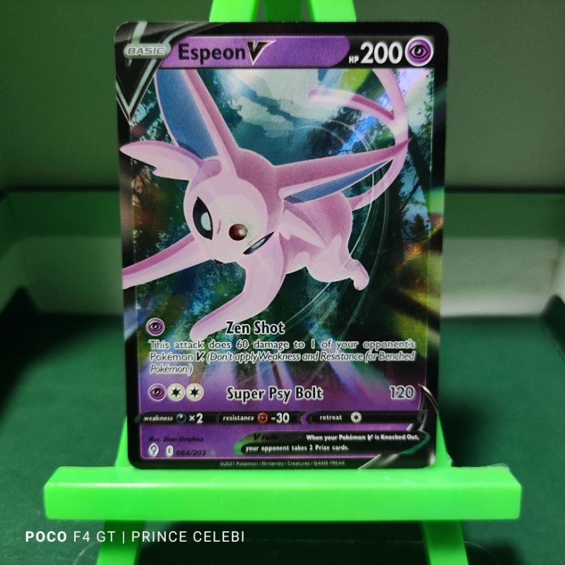 Pokemon TCG - Espeon V | Shopee Philippines