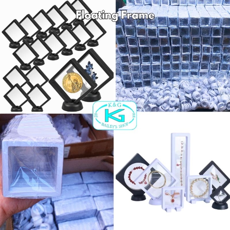 Floating Frame 3D Transparent Packaging Box PE Film Display Souvenir ...
