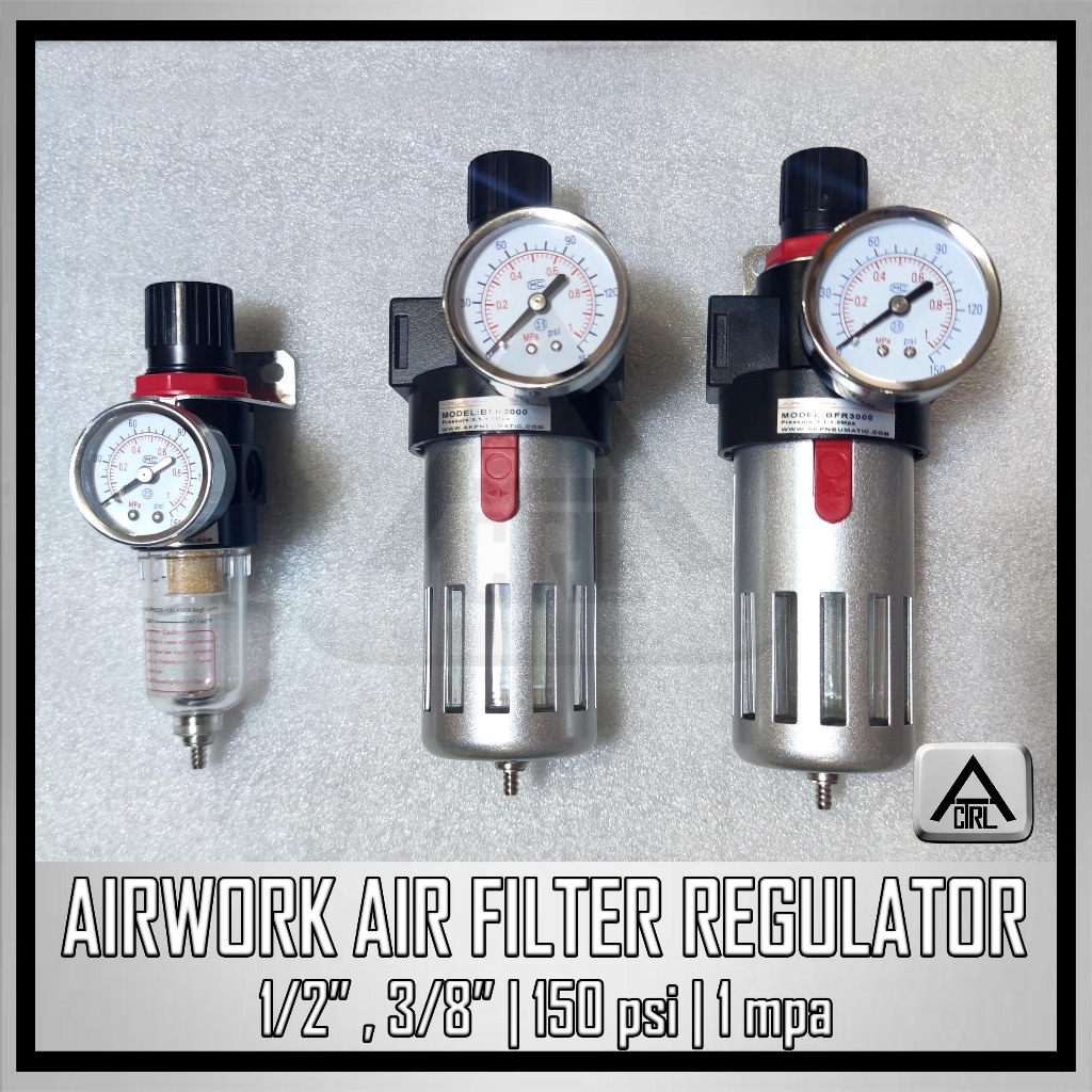 AIR FILTER REGULATOR AIRWORK BRAND (BRF-2000 | BFR-3000 | AFR-2000 ...