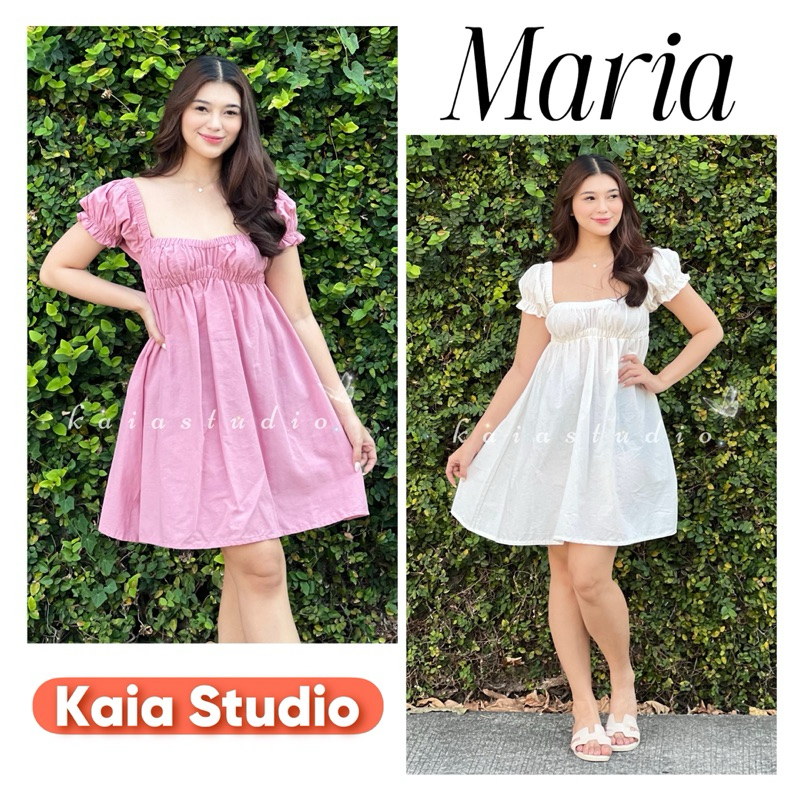 KS22 MARIA DRESS | Bustier Mini Linen Dress Womenswear | Kaia Studio | Shopee Philippines